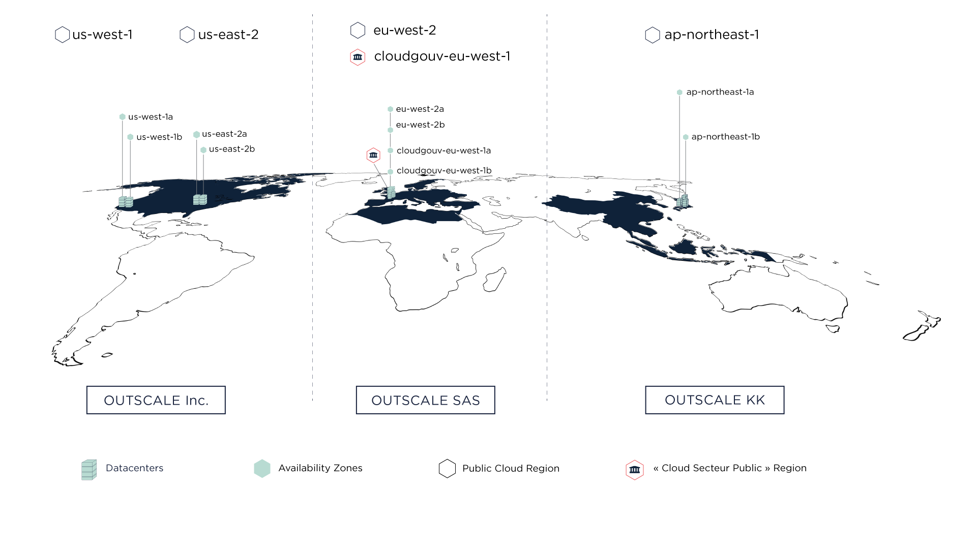 OUTSCALE network infrastructures | 3DS OUTSCALE | Secure Cloud ...